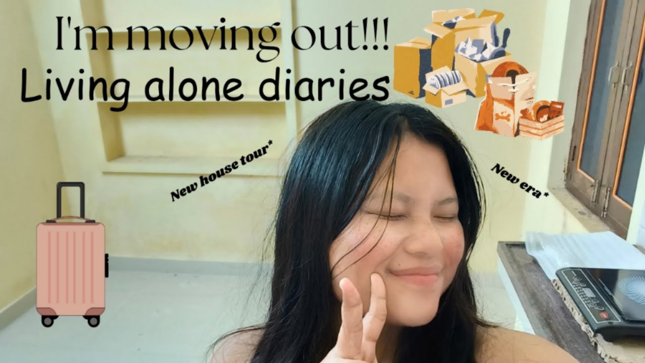 I'M FINALLY MOVING OUT🎉 | living alone diaries💗| cooking 🍳| new era 🌷 - YouTube