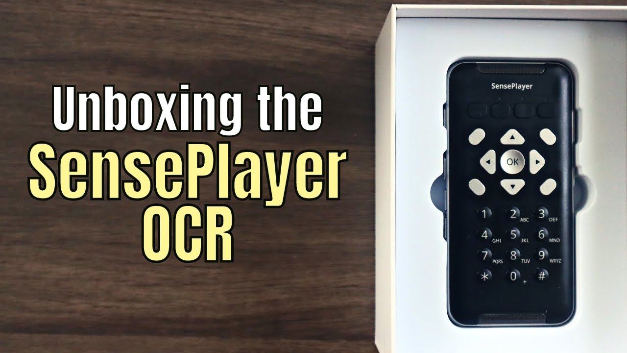 Sense Player OCR by HIMS Unboxing & First Impressions - More than just a book player - YouTube