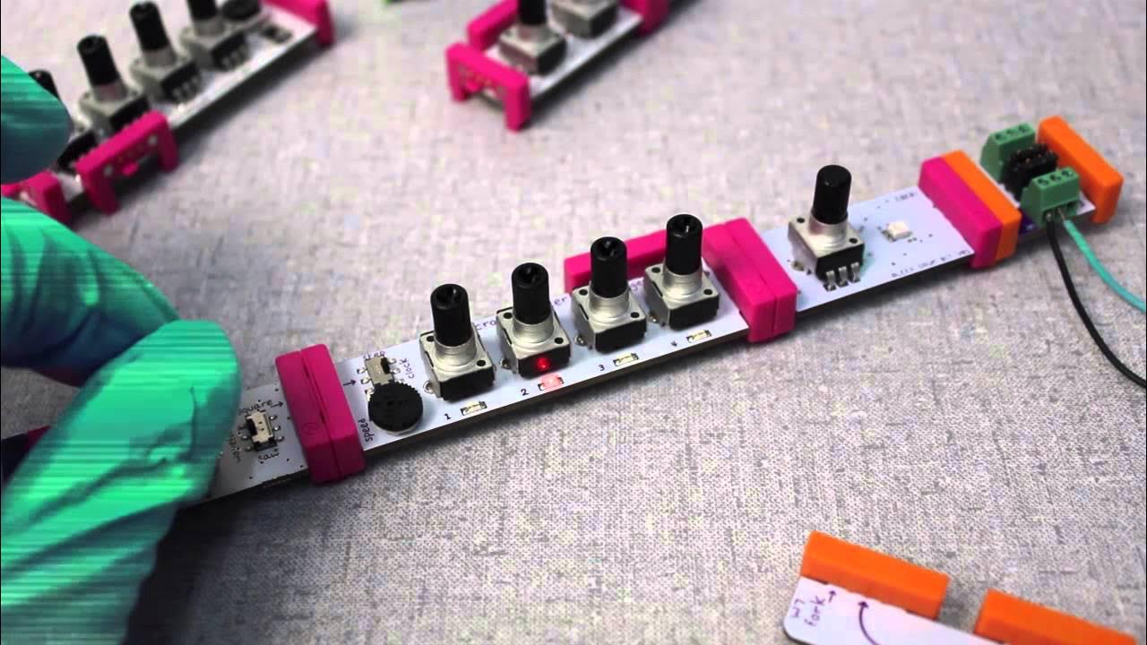 The Bleep Drum Module for littleBits - YouTube