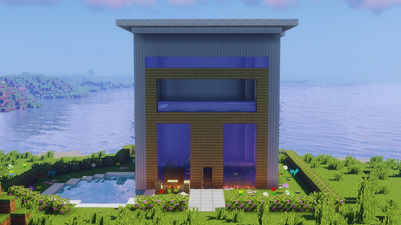 Minecraft: How to Build a Modern Villa | Tutorial - YouTube