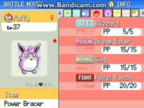 Pokemon Pearl (Shiny Jigglypuff Evolved into Shiny Wigglytuff) - YouTube