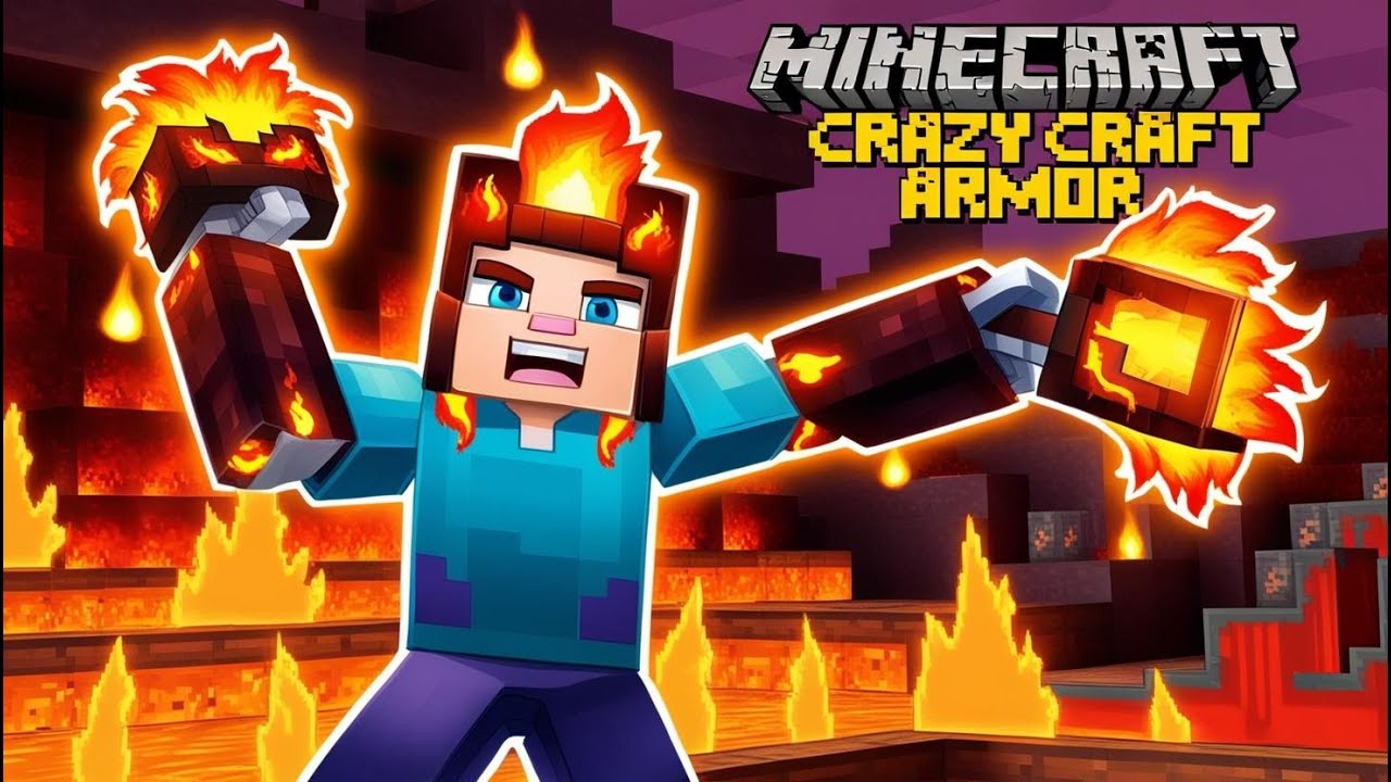 Updated Minecraft Crazy Craft Ep.6 Digital Storage + Fire Armor - YouTube