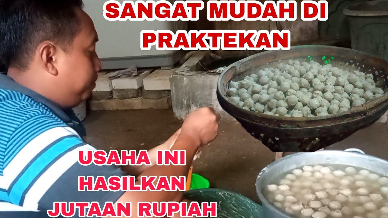 Hanya Jualan Pentol 1 Hari Omset Jutaan Rupiah Youtube