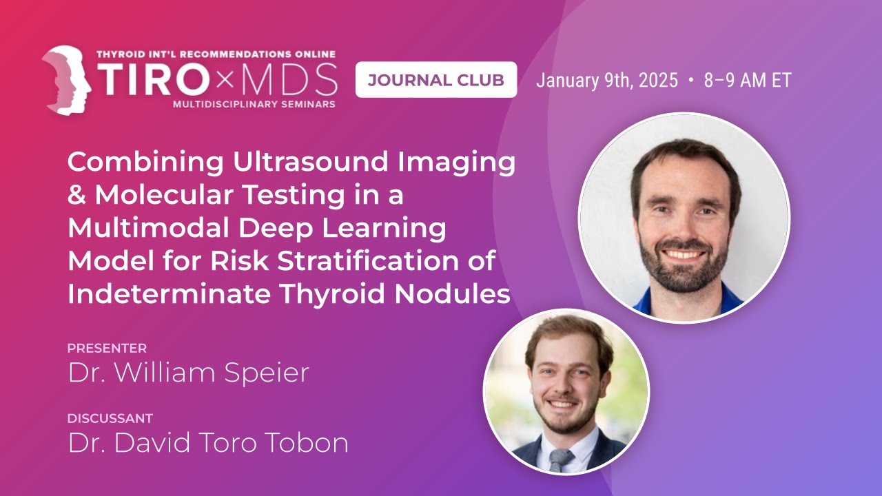 Ultrasound & Molecular Testing for Indeterminate Thyroid Nodules with ...