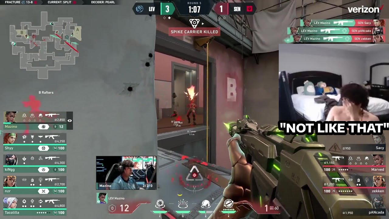 FaZe Shanks Reacts To LEV Mazino INSANE SPRAY TRANSFER Against ...