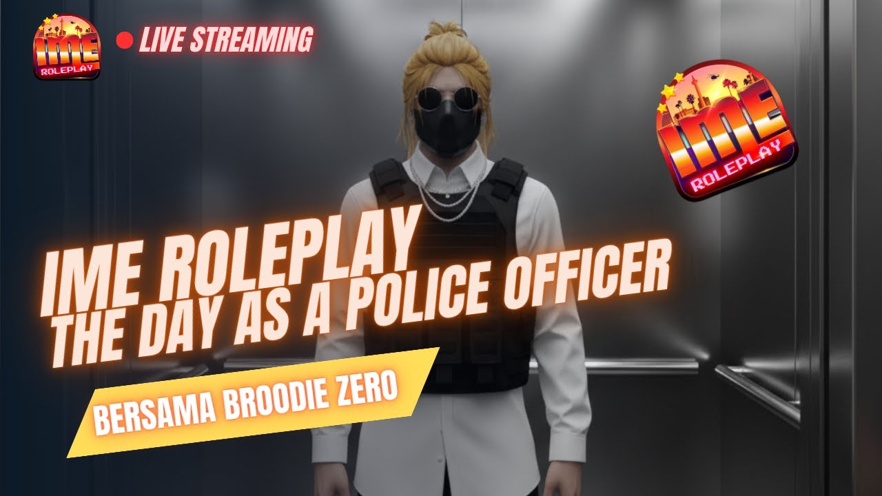 MASKOT RIDE ALONG LAGI|#imeroleplay #motionime #imepolice #brodiezero ...