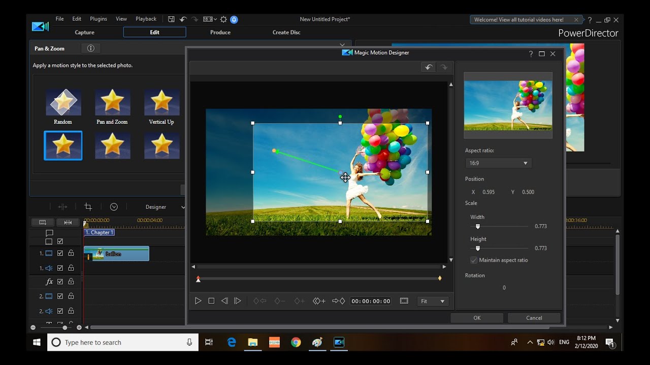How to Add Power director 18 Magic Motion - YouTube