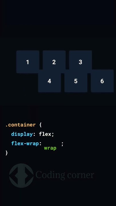 Flex wrap visualization in CSS #important #coding #bca #webdesign #html #css #shorts #viralvideo ...