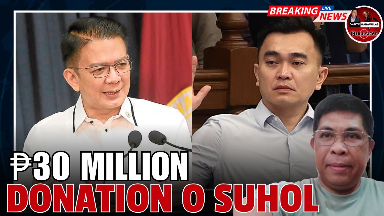 30 MILLION DONASYON O SUHOL? CHIZ DAPAT MAGPALIWANAG - YouTube