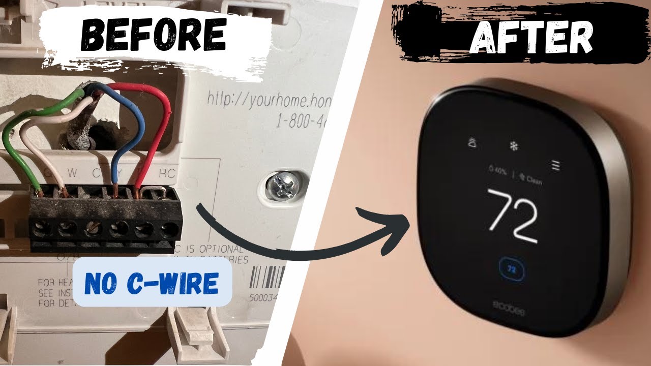 Ecobee Premium: Installing power extender kit at splice (post ...