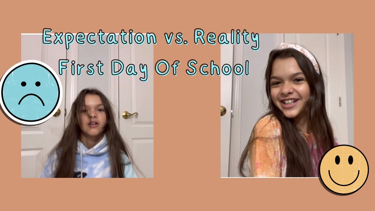 First Day Of School Expectation Vs. Reality - YouTube