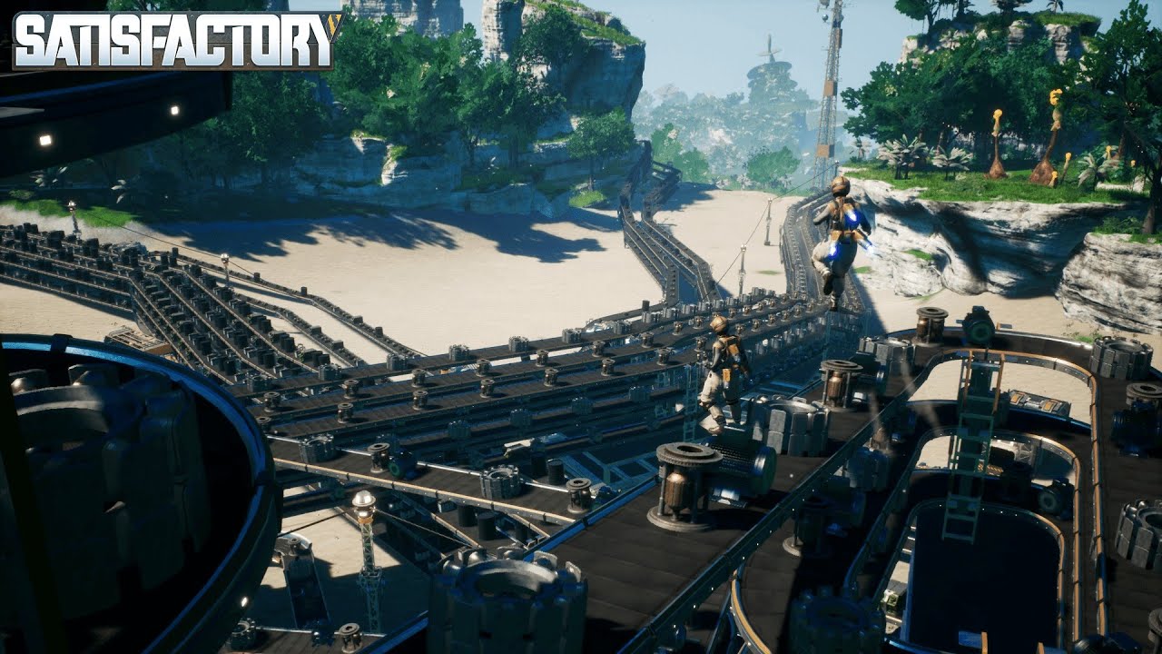 Satisfactory - Cleaning up the Builds (Pt 16) - YouTube