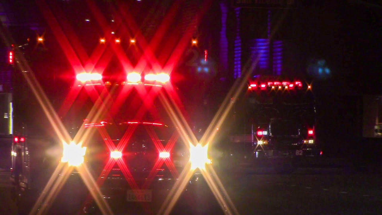 LAFD Rescue 82 & Engine 82 (reserve) Transporting - YouTube