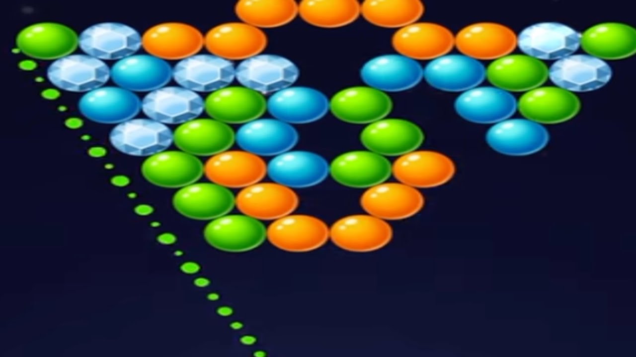 Bobble pops level - 55 brain game - YouTube