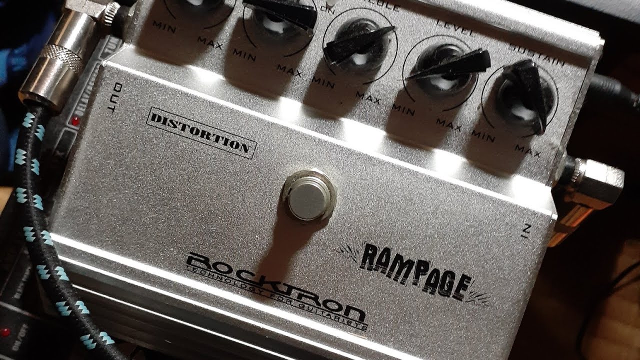 ROCKTRON RAMPAGE + fender Mexico + Roland amp - YouTube