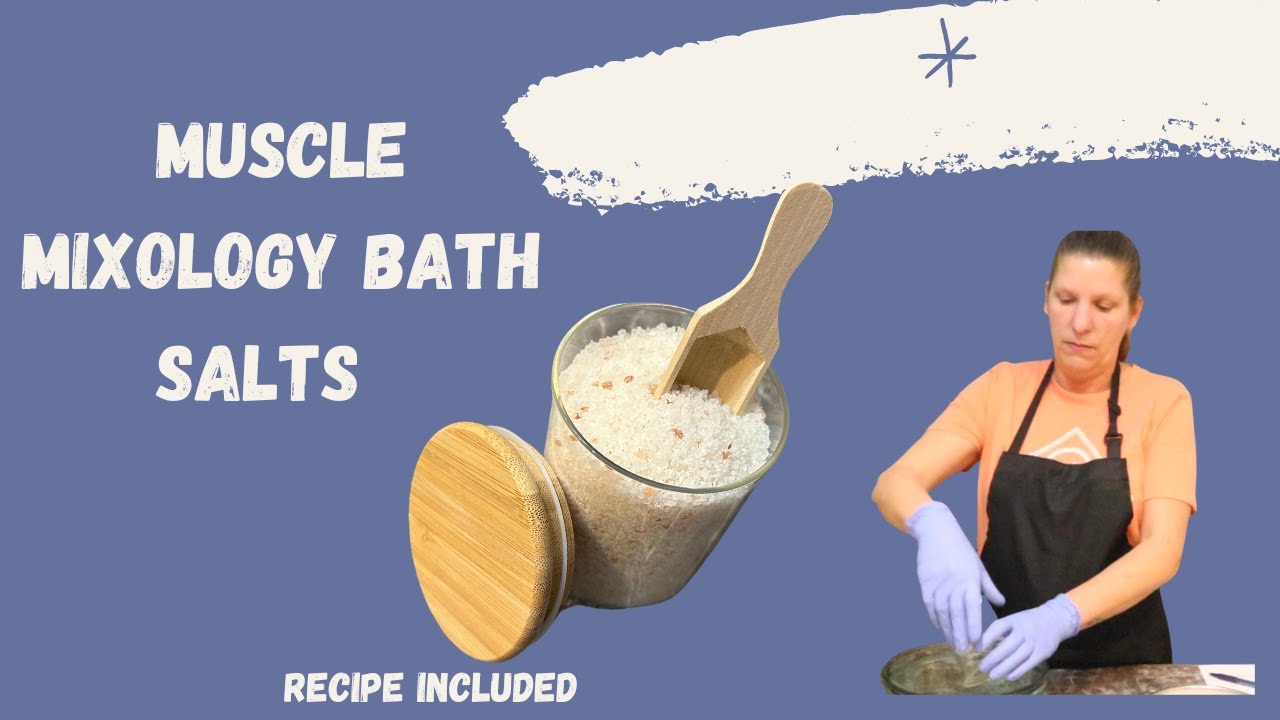 How to make !!! Muscle Mixology Bath Salts loaded with trace minerals ...