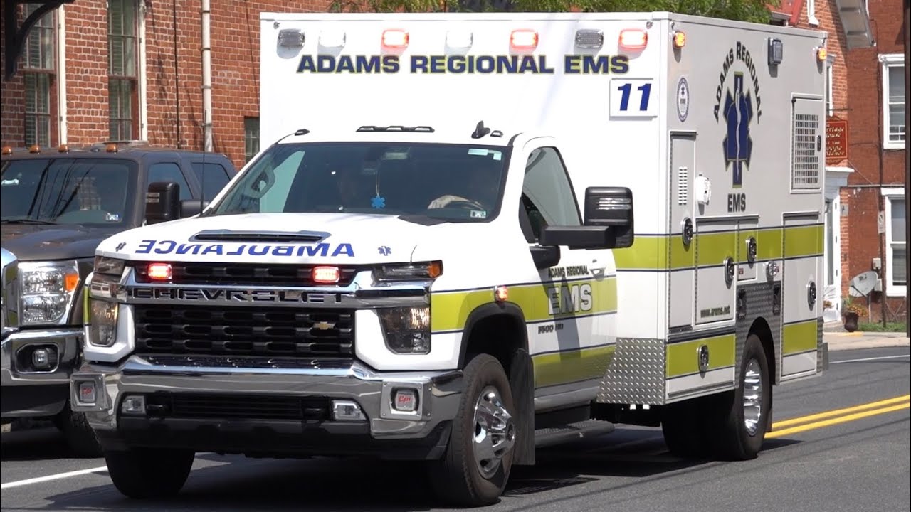 Adams Regional EMS MICU 54-11 Responding 8/15/24 - YouTube