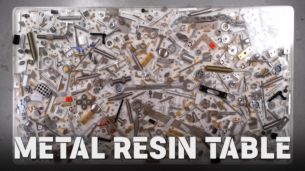 Unique Metal Resin Table / DIY - YouTube