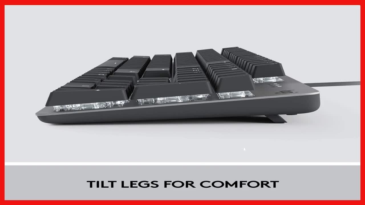 Logitech K845ch Mechanical Illuminated Keyboard, Cherry MX Switches ...