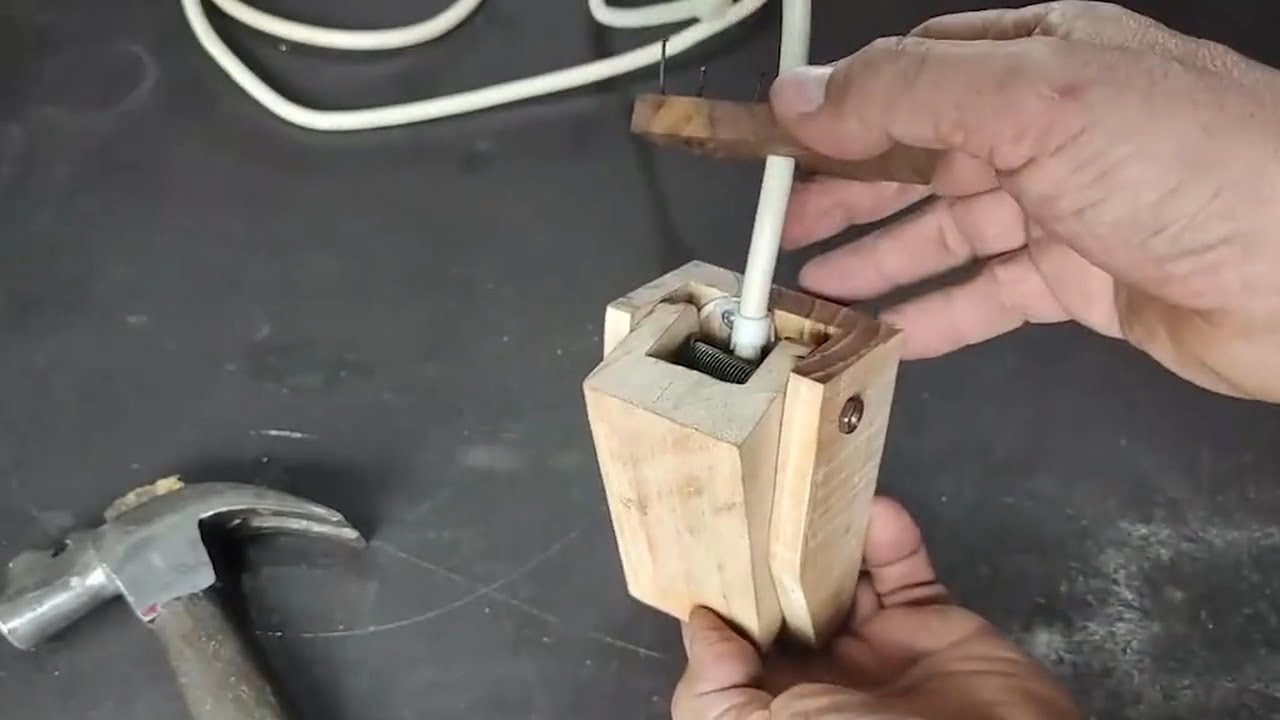 DIY Wooden Electric Switch Use Foot | Amazing World - YouTube