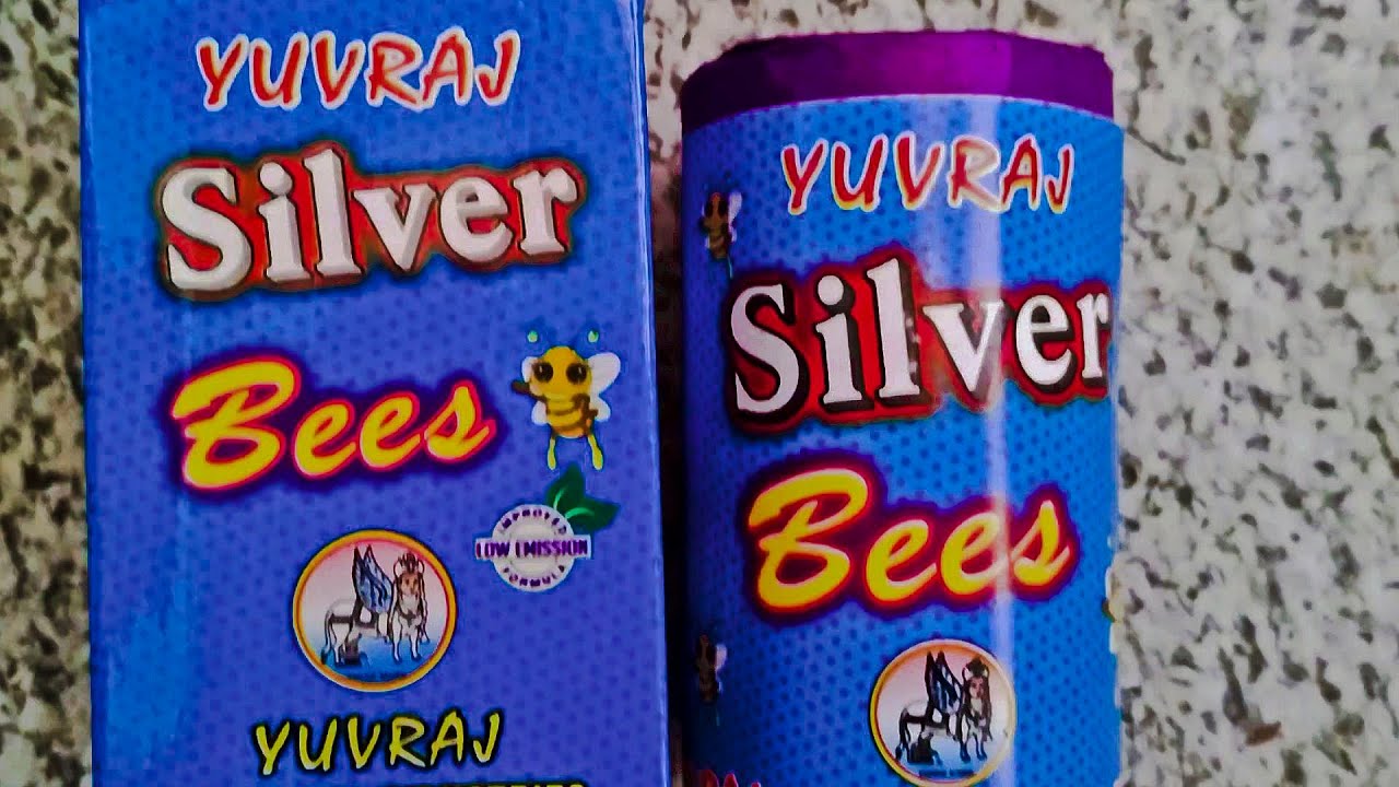 crackers | fountain cracker - silver bees | crackers testing - YouTube