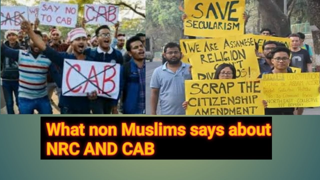 #CAB.. #NRC. Non Muslims protest against NRC AND CAB. - YouTube