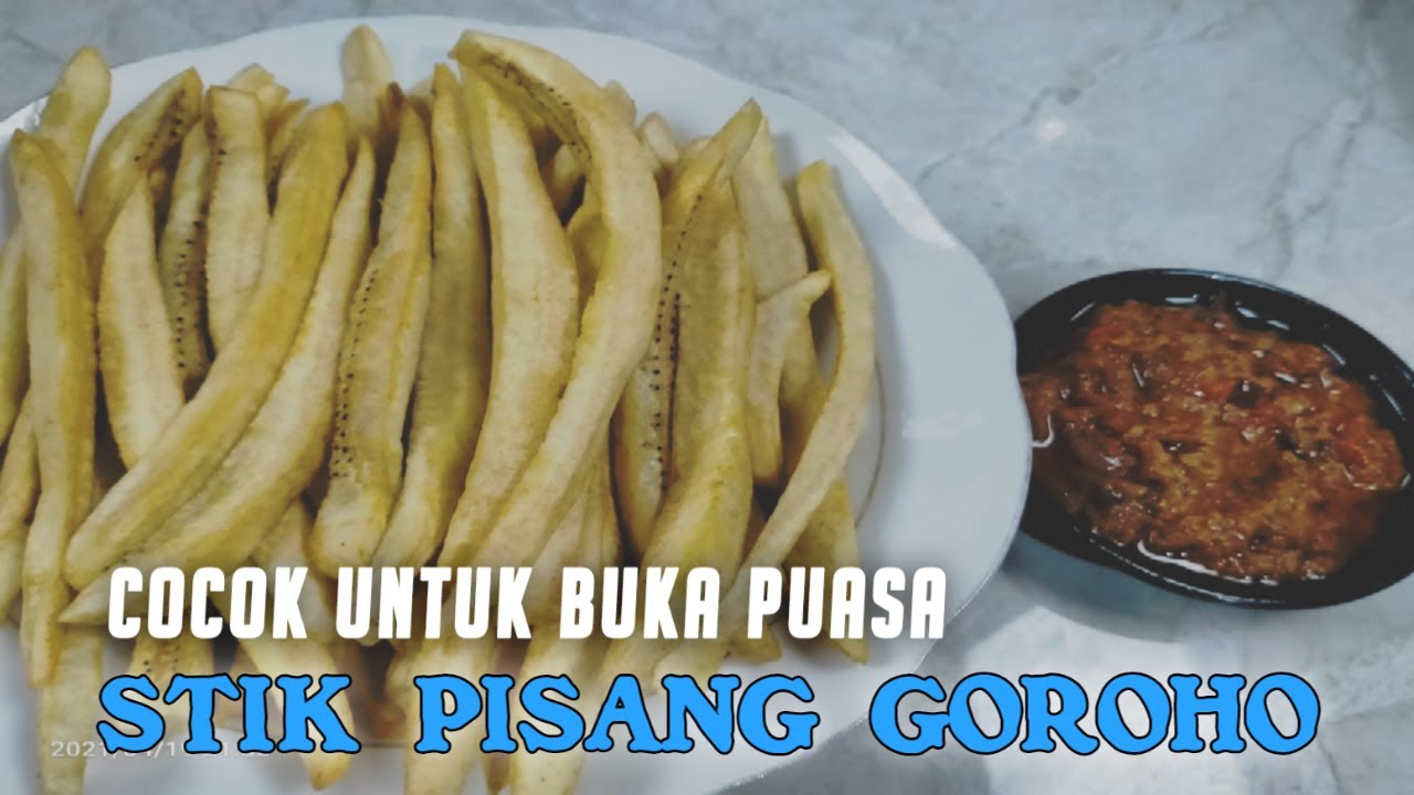 Cara Membuat Stik Pisang Goroho Dengan Sambal Terasi Lezat - YouTube