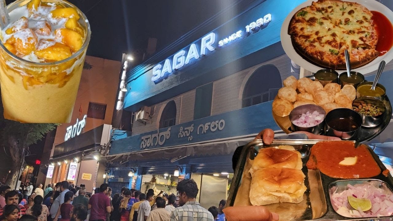 SAGAR RESTAURANT SINCE 1980 | TRENDING MANGO MILK SHAKE | DINE IN CAR ...