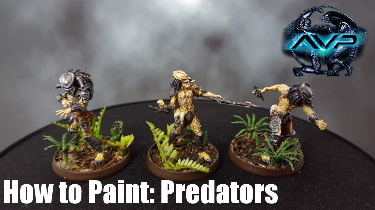 How to Paint AvP: The Hunt Begins - Predators - YouTube