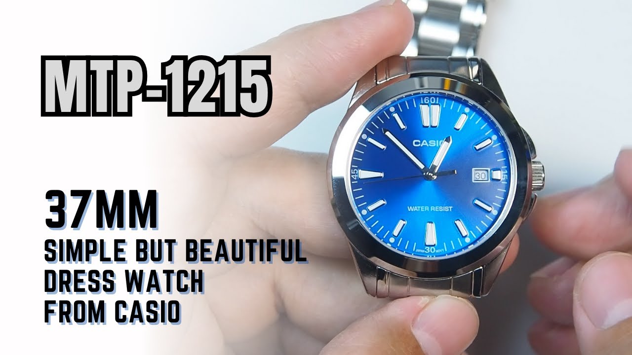 Casio MTP-1215 Review, Simple but Beautiful 37mm Dress Watch (repost ...