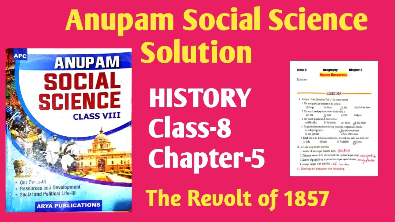 ANUPAM SOCIAL SCIENCE SOLUTION#CLASS-8#HISTORY#CHAPTER-5 - YouTube