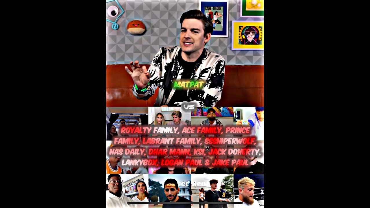 MatPat vs Random YouTubers (MatPat Edit) - YouTube