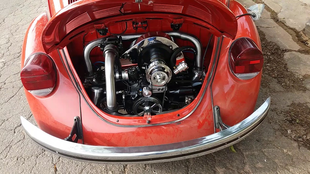Fusca 1600 turbo injetado Loro preparações - YouTube