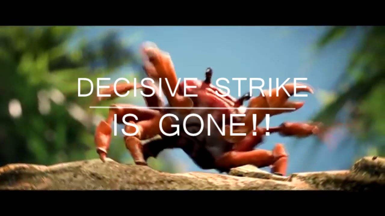 Decisive Strike Is Gone - YouTube