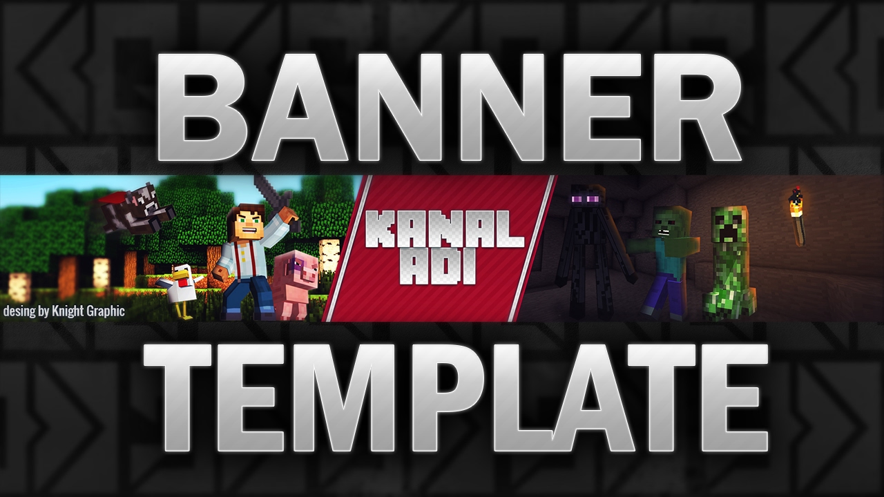 Minecraft | Banner Template - Speedart - YouTube