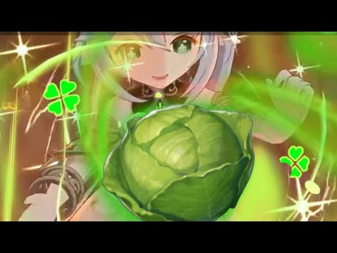 Nahida throwing cabbages - YouTube