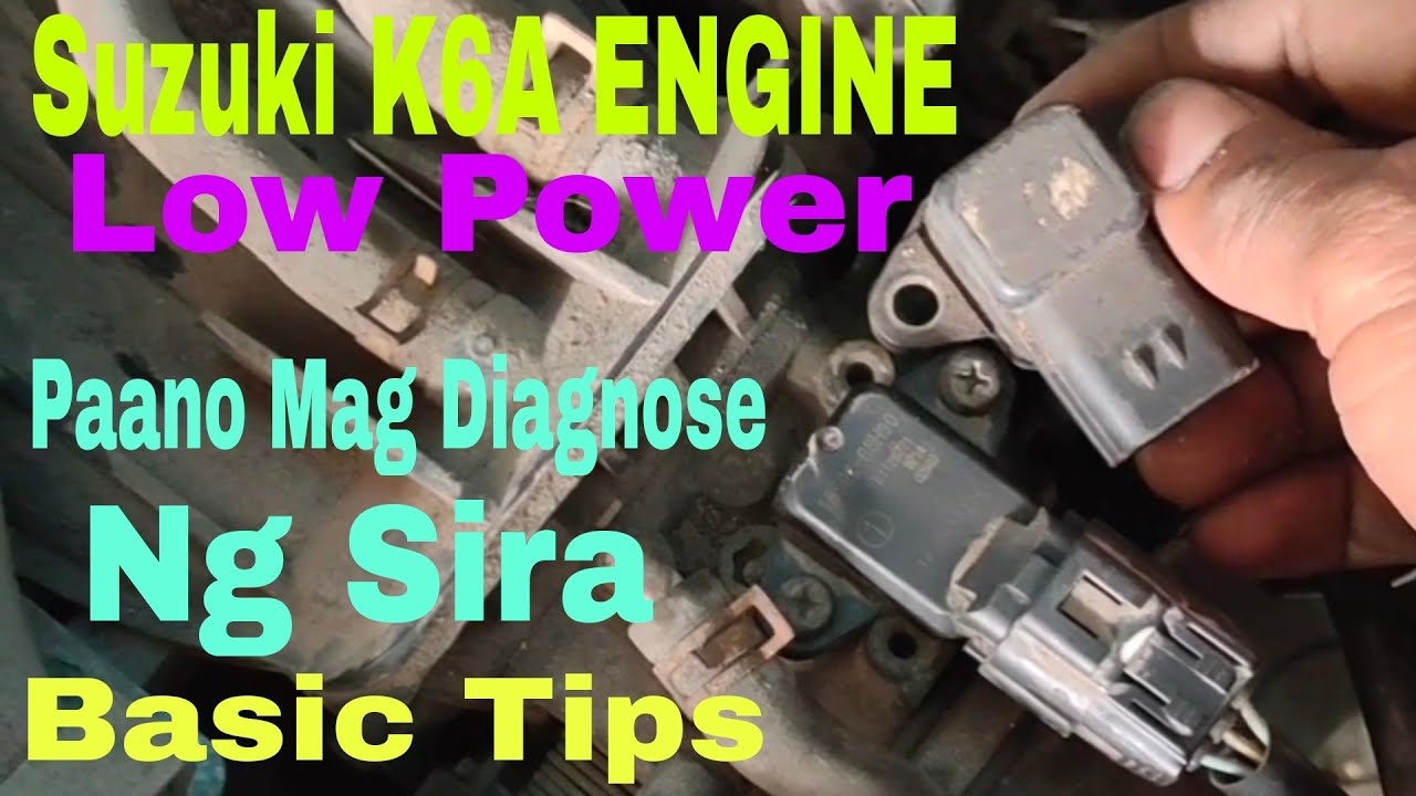 SUZUKI DA65 K6A ENGINE Low Power Anong dahilan paano Ayusin - YouTube