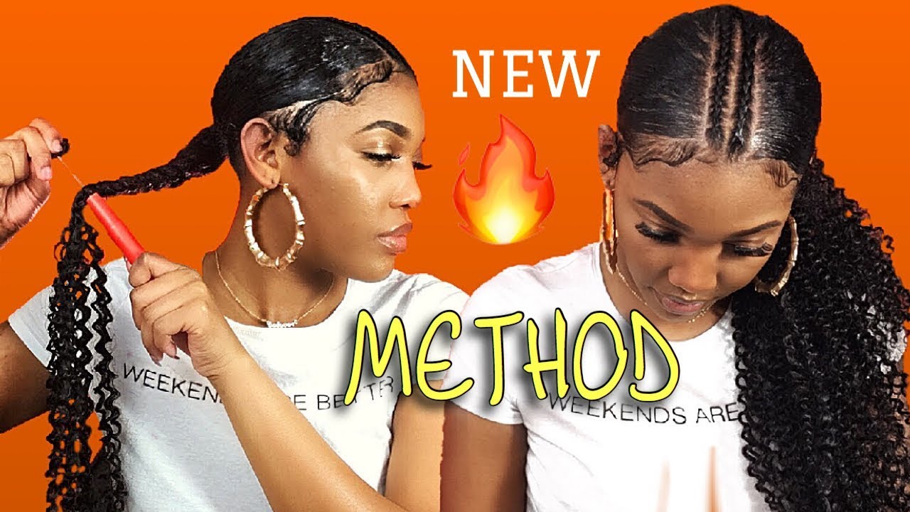 GAME CHANGER ‼️ HOW TO SLEEK INVISIBLE PONYTAIL TUTORIAL ON NATURAL ...