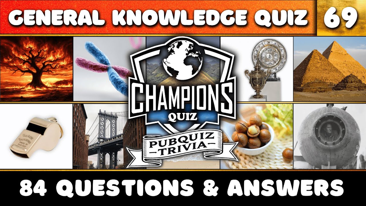 Pub Quiz TRIVIA 69 : 84 General Knowledge Questions! Geography, History ...