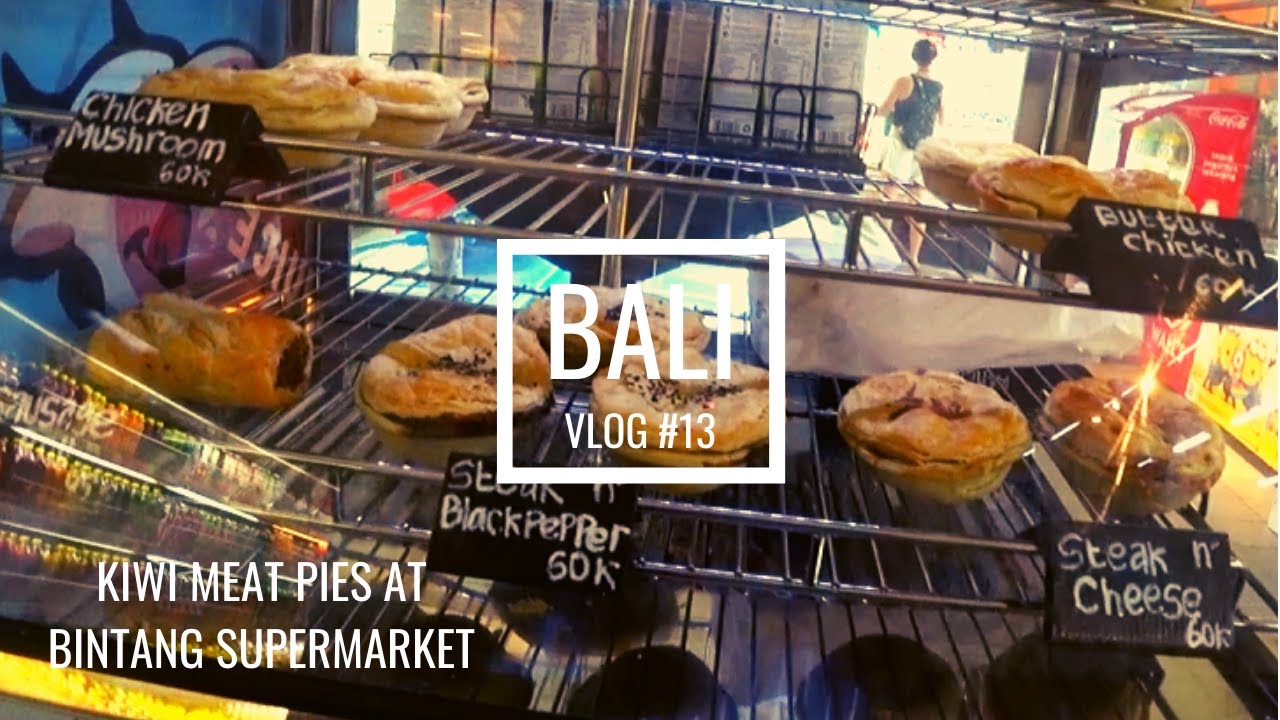 Shopping at a Bali Supermarket - Prices - Kiwi Meat Pies !?! - YouTube