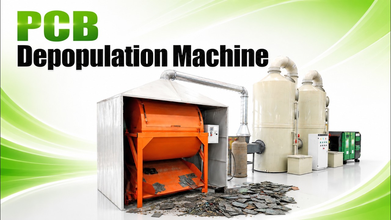 E-waste PCB Depopulation Machine | Why Remove Components Before ...
