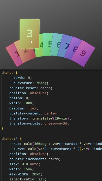 Playing Card Animation Html Css Shorts Youtube