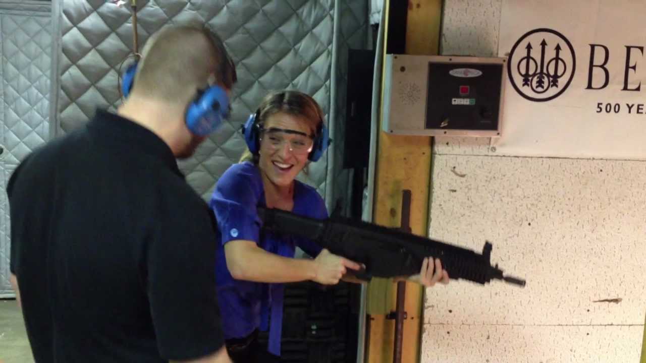 Emily Miller shooting Beretta ARX-160 automatic rifle - YouTube