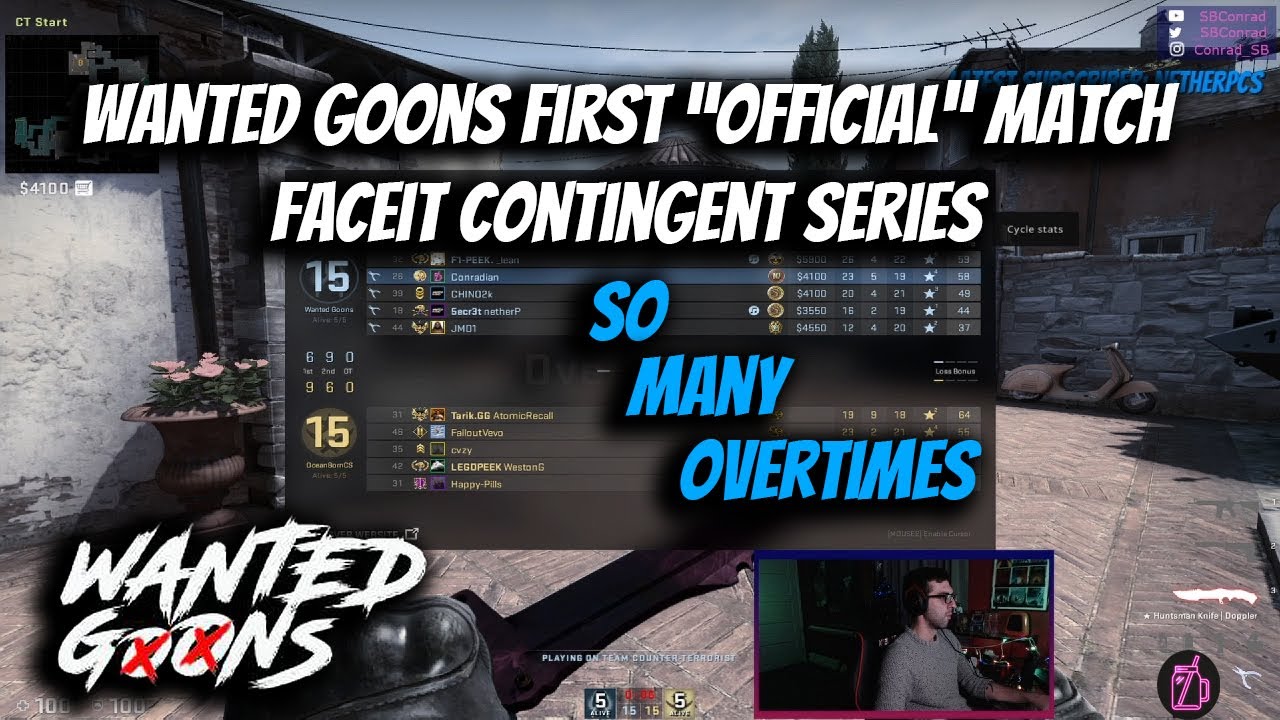 Wanted Goons First "Official" CSGO Match! - YouTube