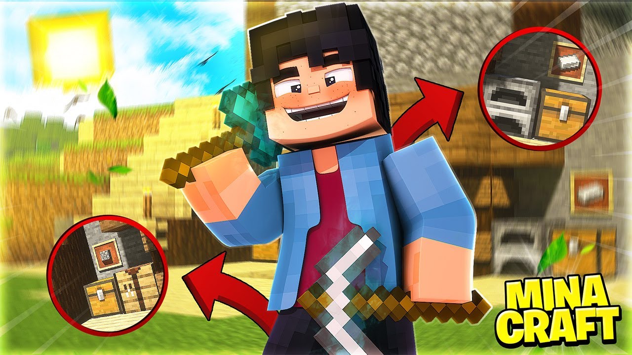 MINECRAFT#07› A ENTRADA DA NOSSA MINA - YouTube