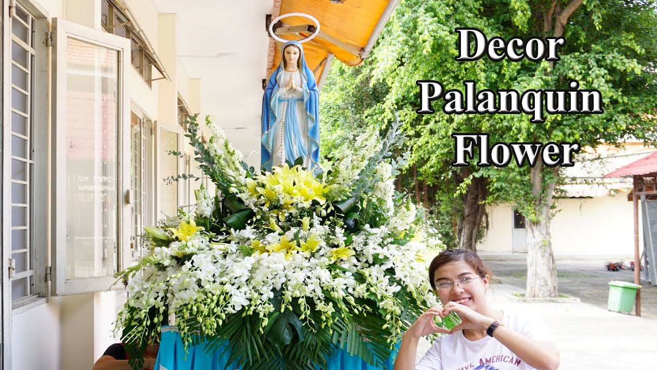 DIY Floral Arrangement for Church |Decor Palanquin Flower| Eps 40 - YouTube