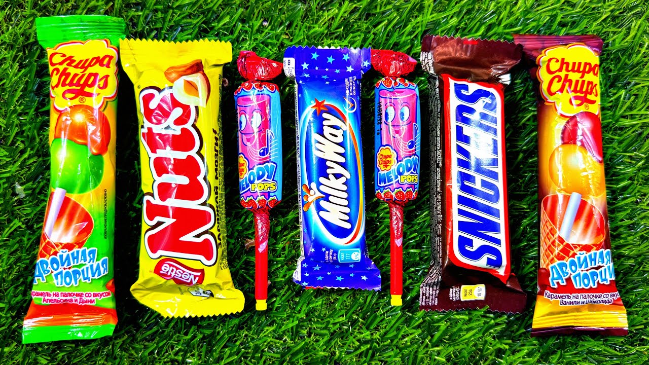 Satisfying video Asmr lollipops candy and chocolate. - YouTube