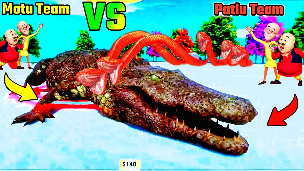 Motu Team Vs Patlu Team Battle in Animal Revolt Battle Simulator ...