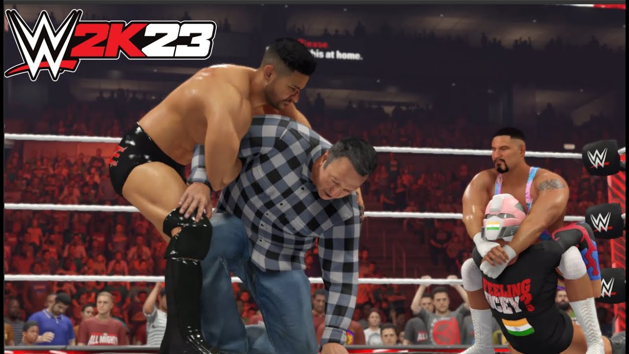 WWE 2K23 GAMEPLAY INDIAN WRESTLER V/S SLADE UNIVERSAL CHAMPIONSHIP ...