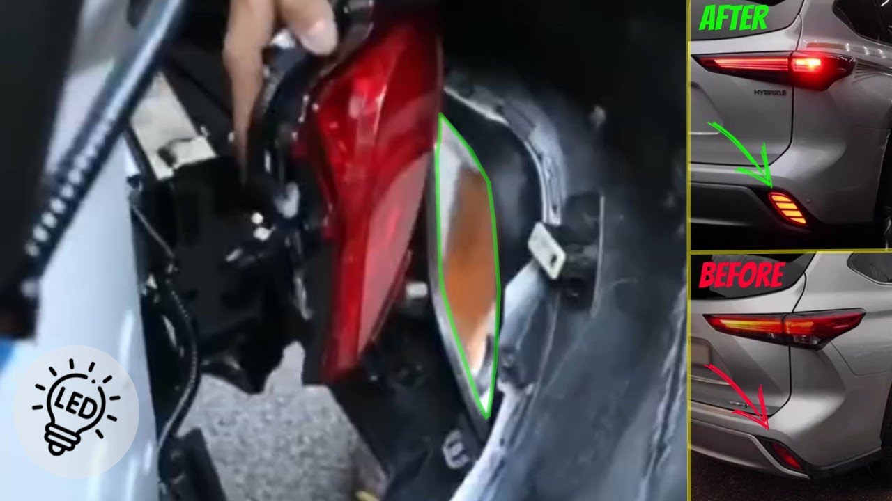 Toyota | How To 3in1 REAR bumper DYNAMIC led LIGHT install? - YouTube